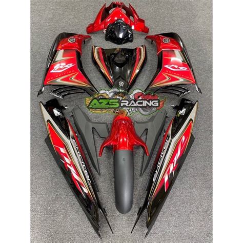 Coverset Lc V6 Exciter Rc Red Original Hly Shopee Malaysia