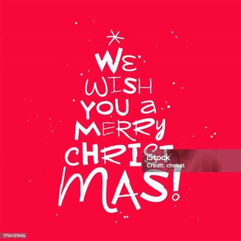 Kami Mengucapkan Selamat Natal Dalam Bentuk Pohon Natal Huruf Bergaya