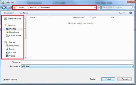 SEC Gov Create An XML Information Table For Form 13F Using Excel