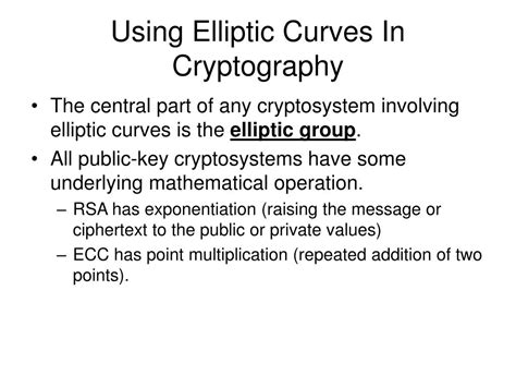 Ppt Elliptic Curve Cryptography Powerpoint Presentation Free