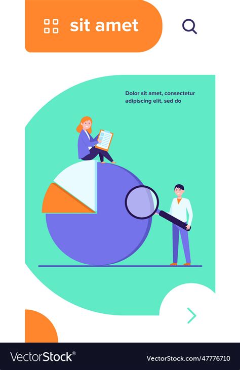 Professionals Analyzing Diagram Royalty Free Vector Image