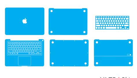 Macbook Skin Template Vector Cut Files Ultraskinsnet