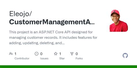 github eleojo customermanagementapi withautomapper this project is