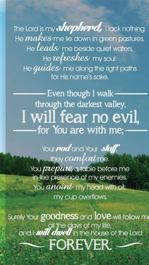 Psalm 23 Wallpapers Wallpaper Cave