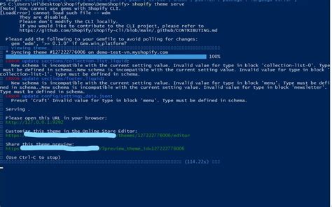 how to config shopify cli theme developer in windows magepow blog