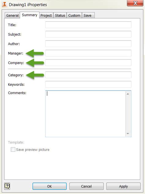 expand autocad file properties to match inventor where it makes sense
