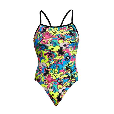 Funkita Womens Smash Mouth Single Strap One Piece Swimwear Au