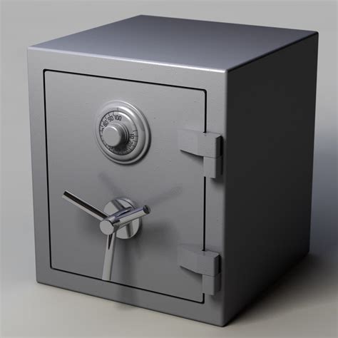 3d Bank Safe Model