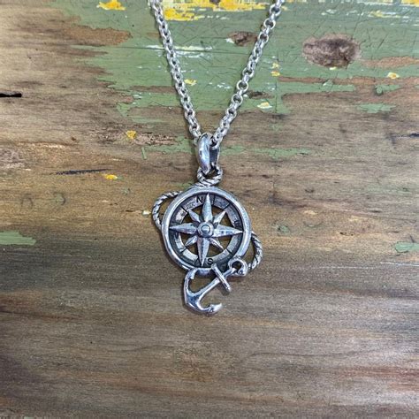 Compass Anchor Pendant Underart Gallery