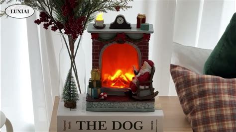 루시아이 벽난로 산타 오르골 무드등캐롤 메들리 Youtube