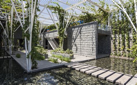 Vegetable Trellis Cong Sinh Architects Archello