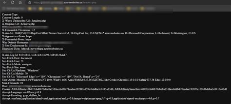 Dump Request Headers Seen By An Application Mr Brooks Blog