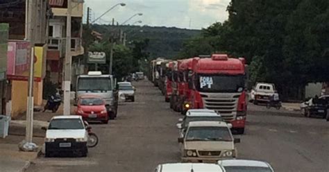 G1 Caminhoneiros Fazem Carreata Em Protesto Contra Preço Do Diesel No