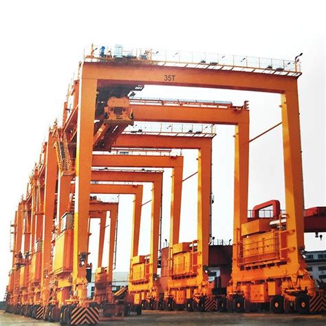 Fornecedores e fabricantes de guindaste de pórtico RTG de toneladas China Fábrica