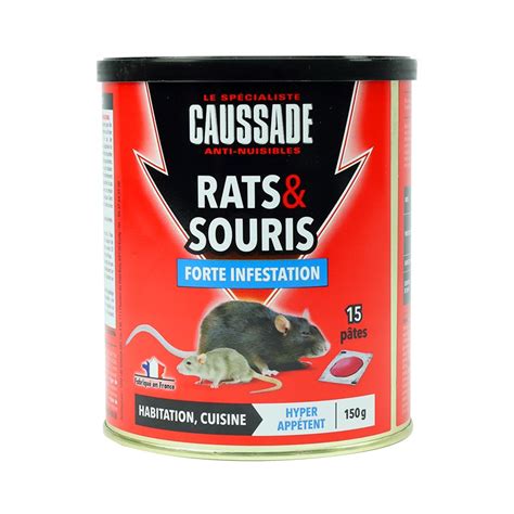 Pat appât Rats et Souris Forte infestation x 3