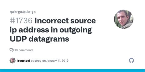 Incorrect Source Ip Address In Outgoing UDP Datagrams Issue 1736