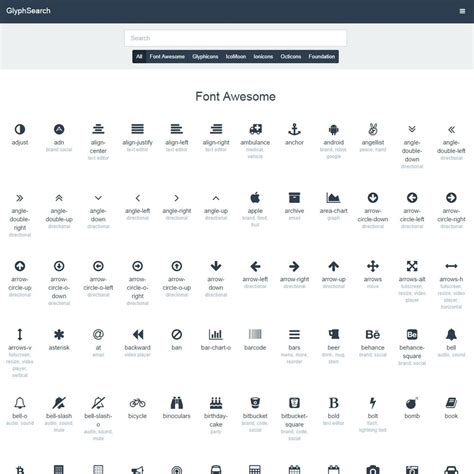 Sortex Glyphsearch Free Icons Search Web Solutions