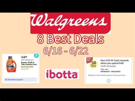 WALGREENS DEALS 6 16 6 22 HOW TO COUPON AT WALGREEN COUPONING AT