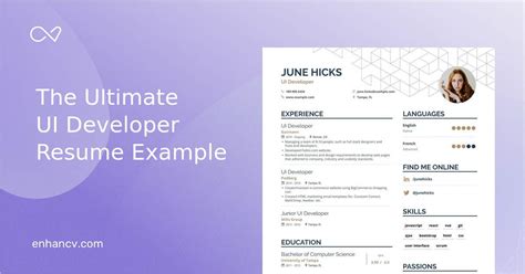 10 UI Developer Resume Examples Guide For 2023