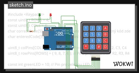 Keypad Wokwi Esp32 Stm32 Arduino Simulator