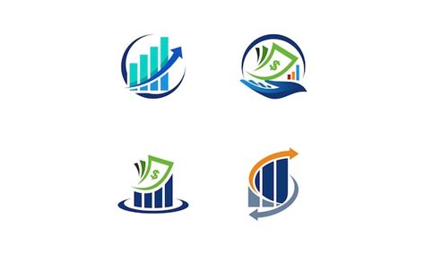 Premium Vector Set Of Financial Profit Logo Vector