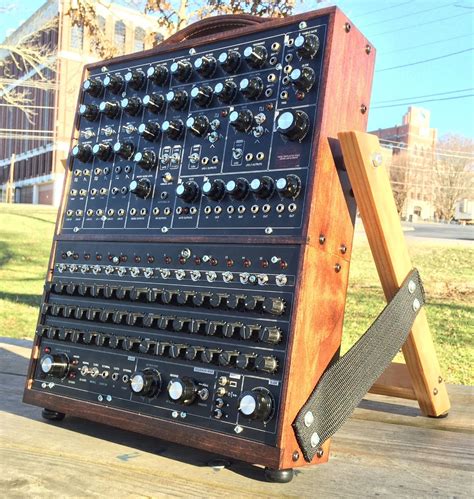 Matrixsynth Mfos Synthesizer Sequencer In Custom Portable Wood Case