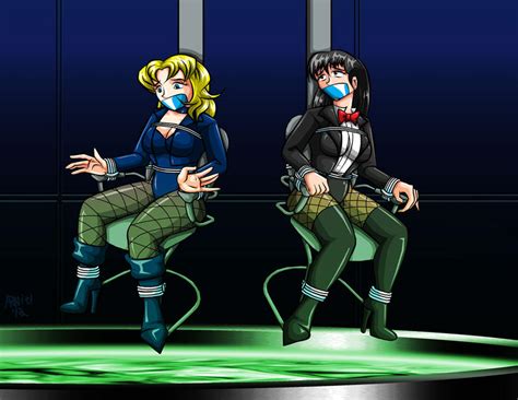 Black Canary Zatanna In Peril By Arnie00 On Deviantart