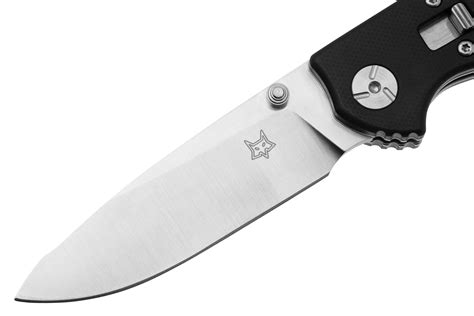 Fox Knives Fx Rl01 G10 Satin N690co Black G10 Couteau De Poche Ron