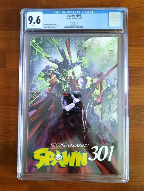 Spawn 301 2019 Cgc 9 6 Slab Clayton Crain Variant Hobbies And Toys