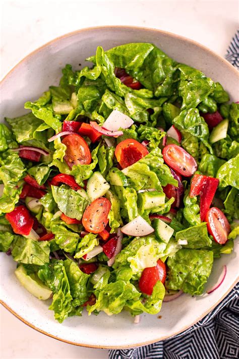 Side Salad With Lemon Honey Vinaigrette Recipe Ocean