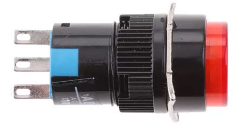 Interruptor Switch De Botón De Pulsador Led Auto Bloqueo Dc Cuotas