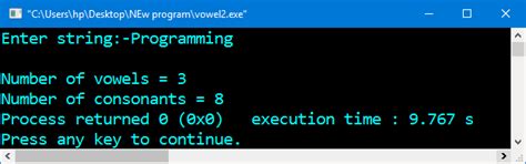 Count Number Of Vowels And Consonants In A String Design Talk