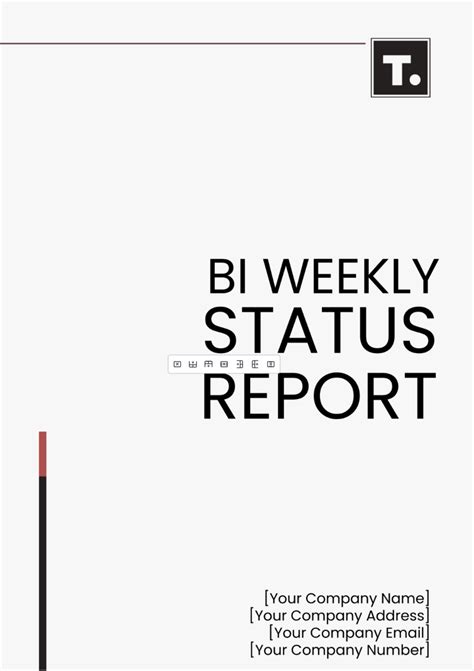Free Weekly Update Report Template To Edit Online