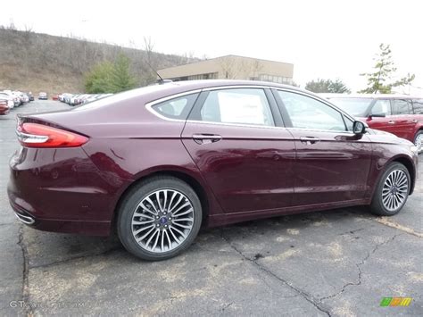 2017 Burgundy Velvet Ford Fusion SE AWD 118135989 Photo 2 GTCarLot