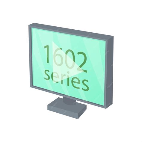 Premium Vector View Series On Tv Icon In Cartoon Style Isolated On