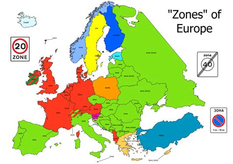 Zones Of Europe Map By U IsaacSW Hi All I Made Maps On The Web