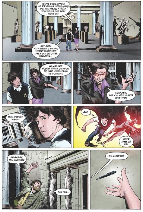 Percy Jackson And The Olympians The Lightning Thief Graphic Novel