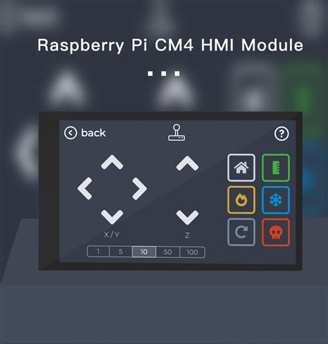 raspberry pi cm4 hmi display module small and high resolution him dpi
