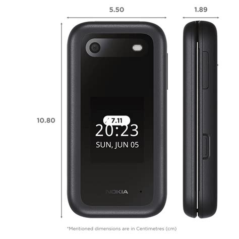 Buy Nokia 2660 Flip 128mb Dual Sim Rear Camera Black Online Croma