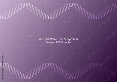Abstract Wave Line Background Design Two Groups Of Flowing Straight