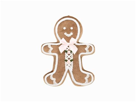 12 Gingerbread Boy 4pc Set Holiday Warehouse Christmas Decor