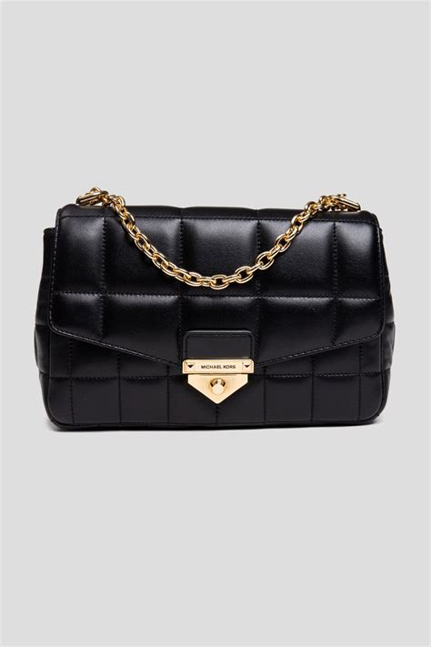 Черная кожаная сумка кросс-боди Soho Michael Kors купить в Киеве ...