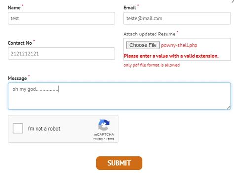 Remote Code Execution Via File Upload
