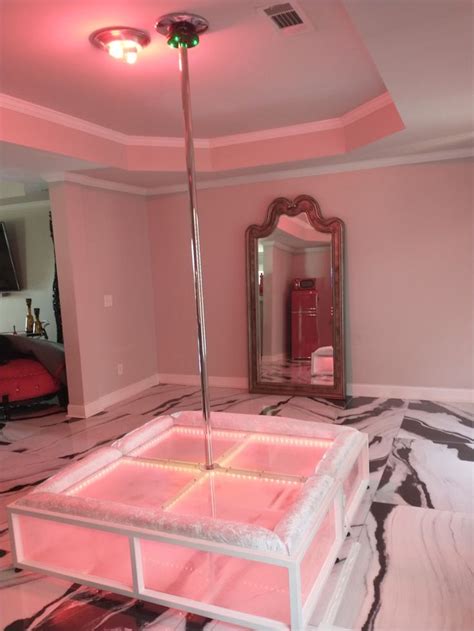 Custom Pole Dance Stage For A Home