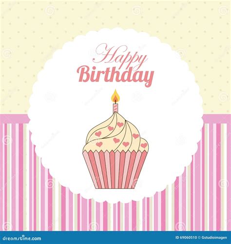 Disegno Di Buon Compleanno Illustrazione Di Stock Illustrazione Di