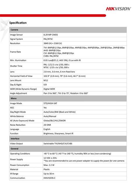 Hikvision Ds 2ce76u0t Itpf 4k Indoor Fixed Turret Camera Security System Asia