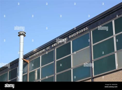 The Vintage Headquarters Of The Association Of American Railroads Stock
