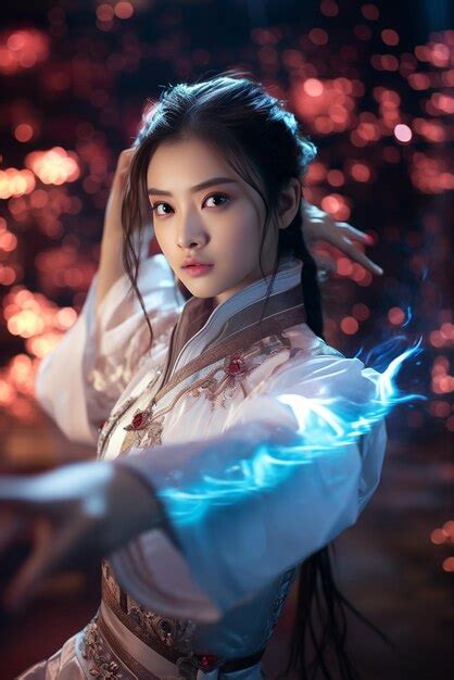 Premium Photo Strong Sence Of Dynamic Girl