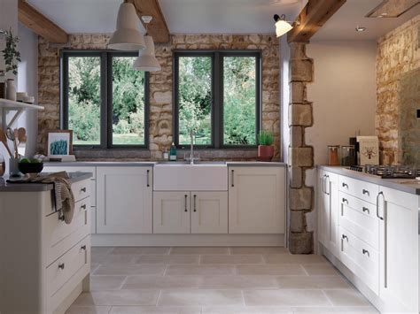 Mock Inframe Country Style Shaker Kitchen Og Kitchens
