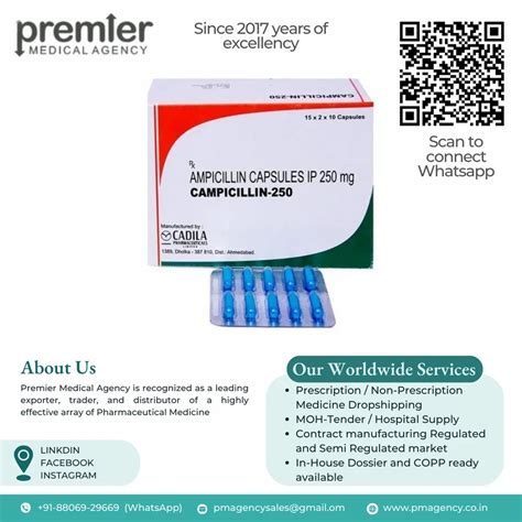 Ampicillin 250 Mg Capsule At ₹ 150stripe In Nagpur Id 2852662829530